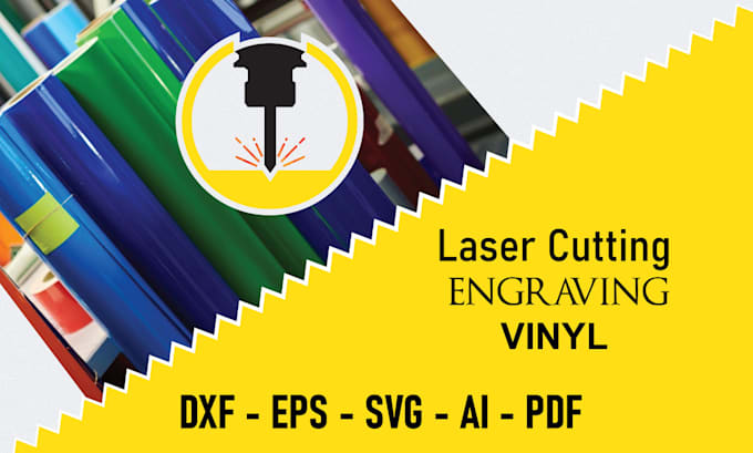 Redraw designs for vinyl and laser cutting by Emran2525 | Fiverr