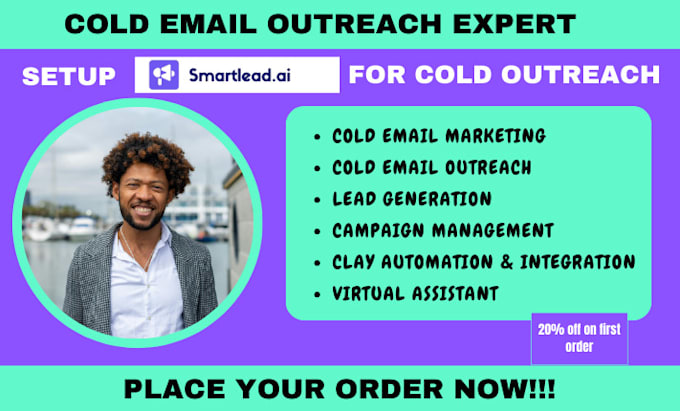 Setup smartlead ai cold email outreach email marketing email campaign by Ibkcampaign | Fiverr
