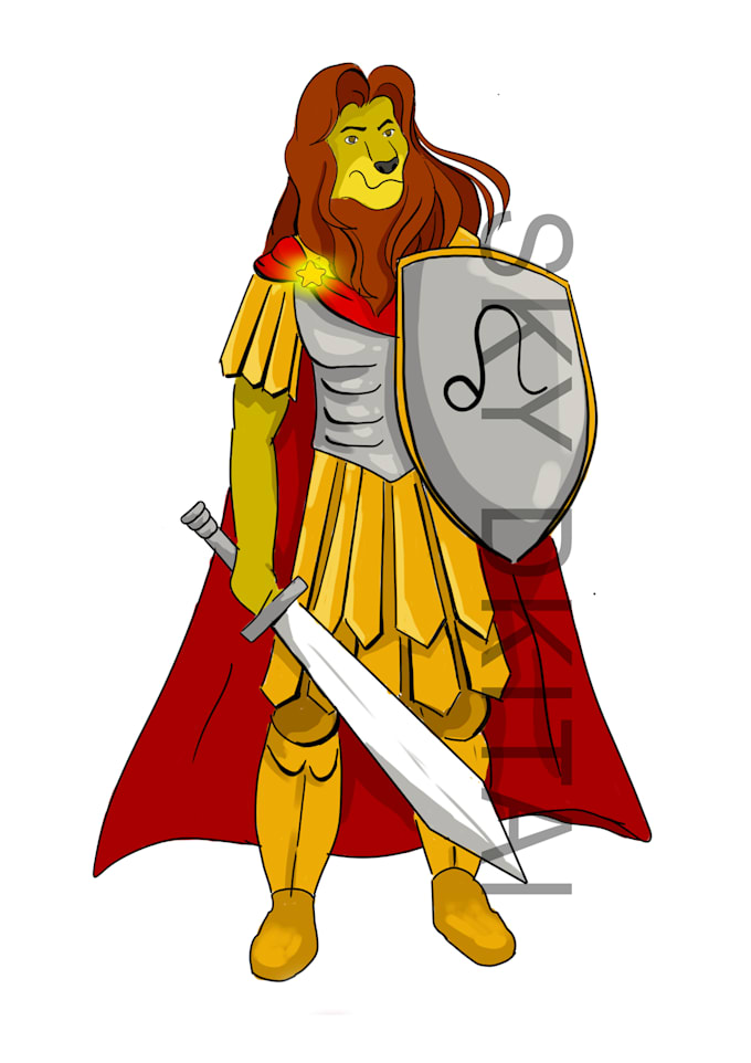 Fiction character ilustration digital drawing by Skydkitai | Fiverr