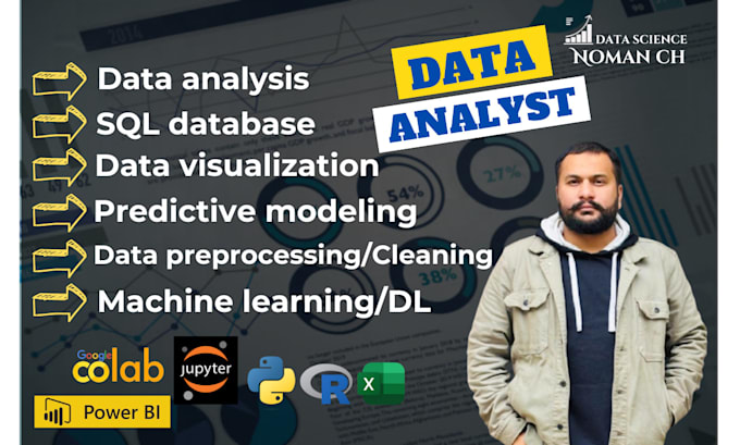 Be your data analyst ml and dl models using python r by Nomanch0 | Fiverr