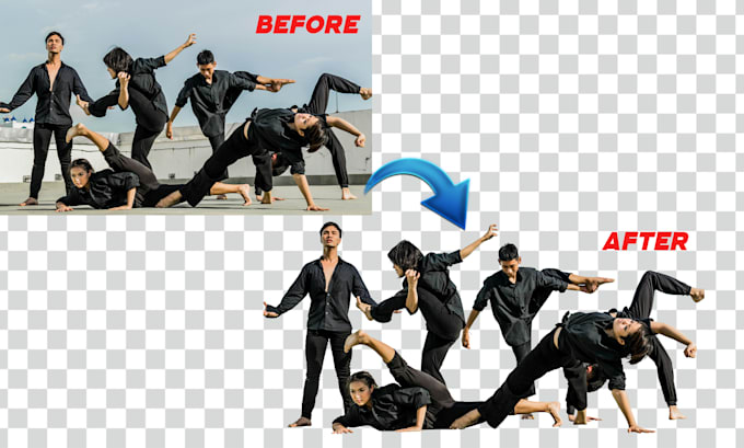 Do premium team photo and group photo editing in photoshop by Piyash ...