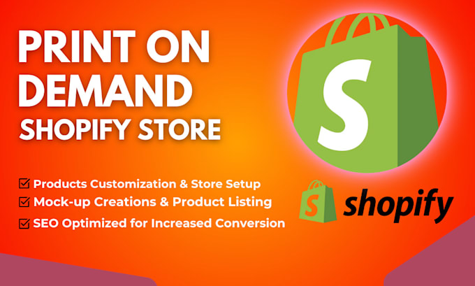 Create a profitable print on demand shopify store, setup print on demand by Tolex_design | Fiverr