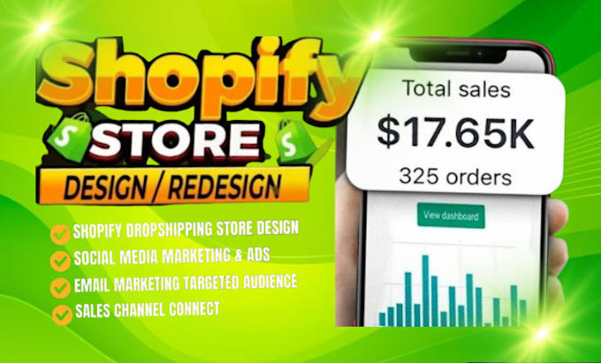 Design,redesign shopify website, shopify store by Azeemcovision_1 | Fiverr