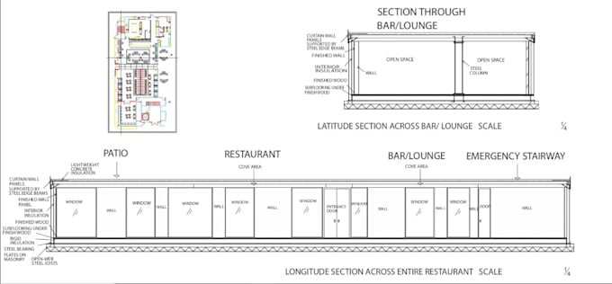 Draw 2d and 3d floorplan for your restaurant,cafe,bar,bakery,office,in ...