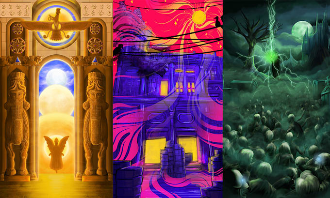 Create stunning 2d environment illustrations for games, books, and more ...