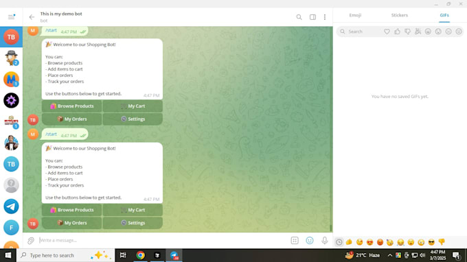 Develop an advanced telegram bot by Mdsumonmia980 | Fiverr