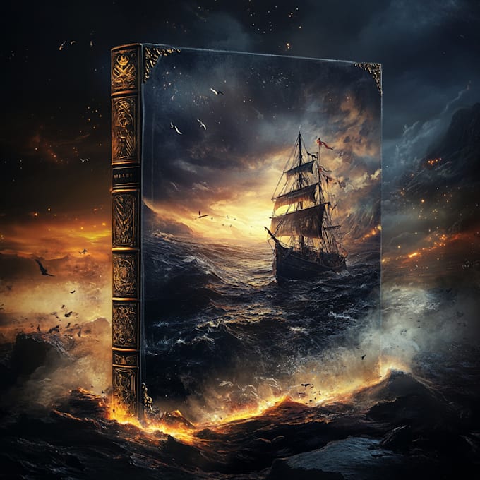 Create a unique fantasy book cover illustration by Droggheda | Fiverr