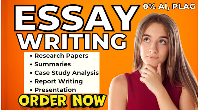 Do urgent essay writing, presentation, assignment, research and summaries by Zoha_khan6 | Fiverr