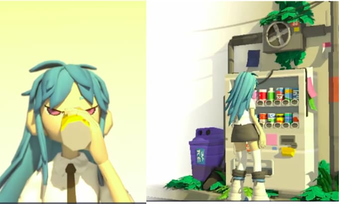 Create retro visualizer 3d low poly model in n64 ps1 psx y2k rig and ...