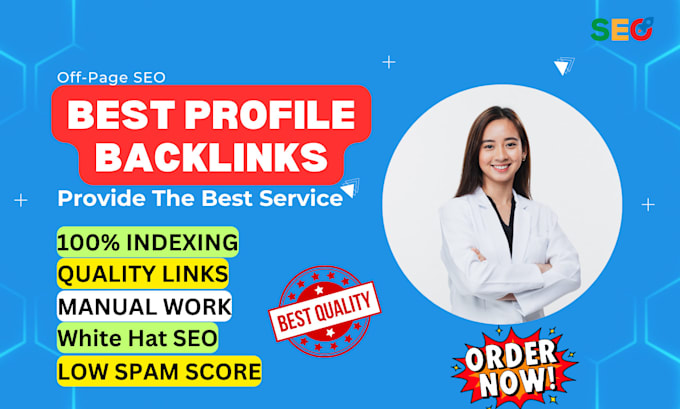 Create high quality profile backlinks for seo ranking by Zarjijul | Fiverr