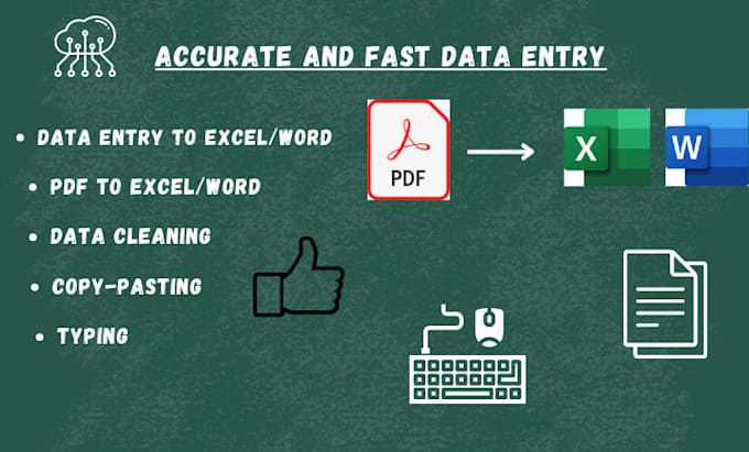 Do fast and affordable data entry in excel by Dimitrisk05 | Fiverr