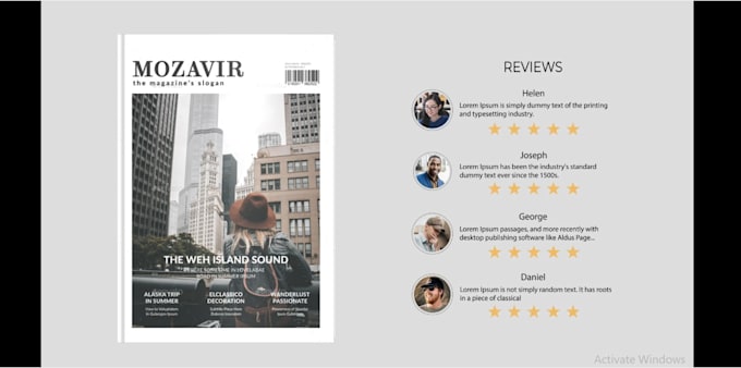 Create a 3d page flip animation for the book trailer by Safinakousar236 ...