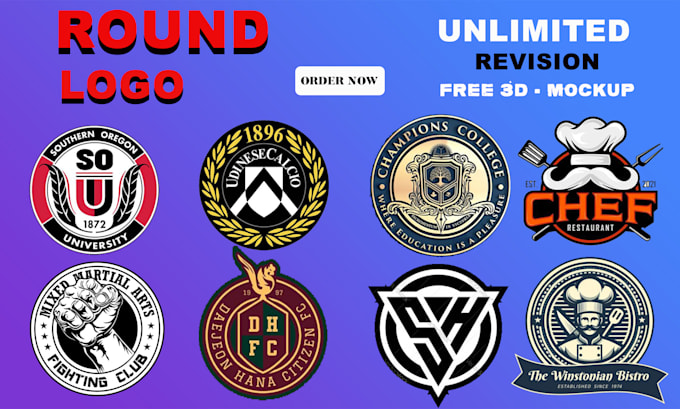 Do badge, patch, round sticker, label, stamp ,round logo design by ...