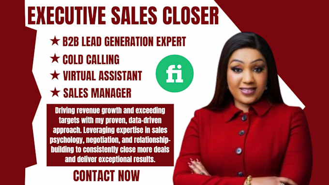 Sales closer hubspot sales closer sales representative b2b sales closer by Funkezanny | Fiverr