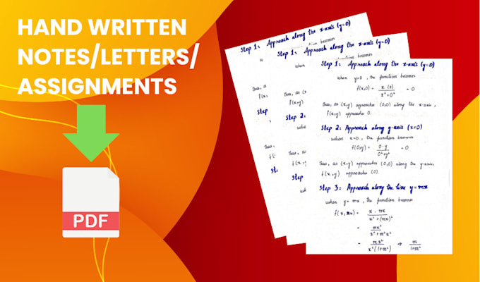 Make handwritten notes, letters, assignments by Eman085 | Fiverr