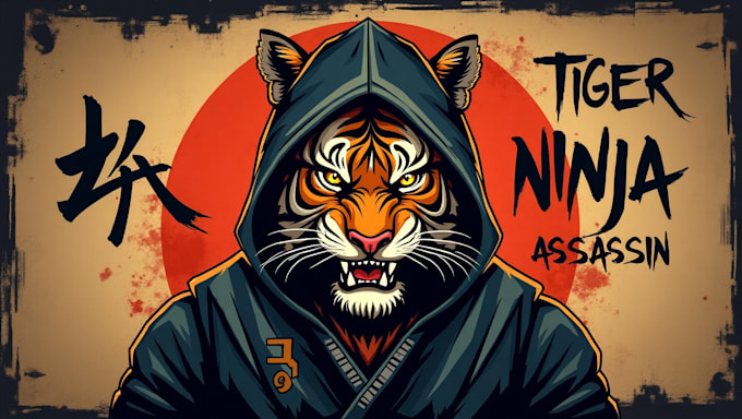 Make unique tiger ninja assassin logo within two days by Matilda ...