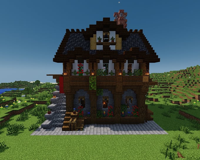 Build minecraft spawn, house, village, base , castle for you by ...