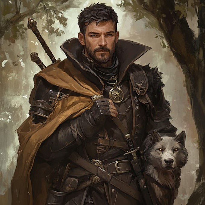 Made a original dnd fantasy character art by Meleah99 | Fiverr