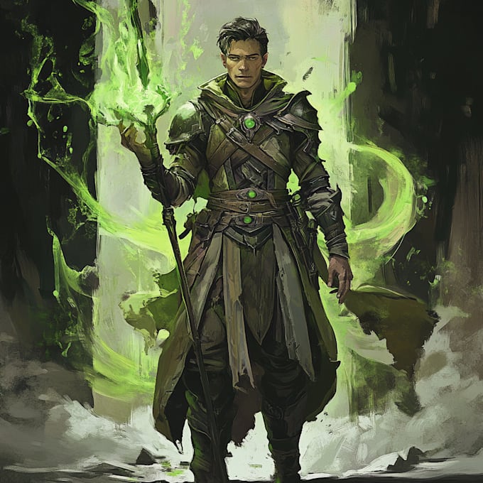 Draw dnd character art illustration for you by Lisadartu | Fiverr