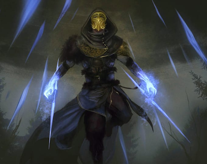 Make a d and d character art and dnd art by Rakeempittm | Fiverr