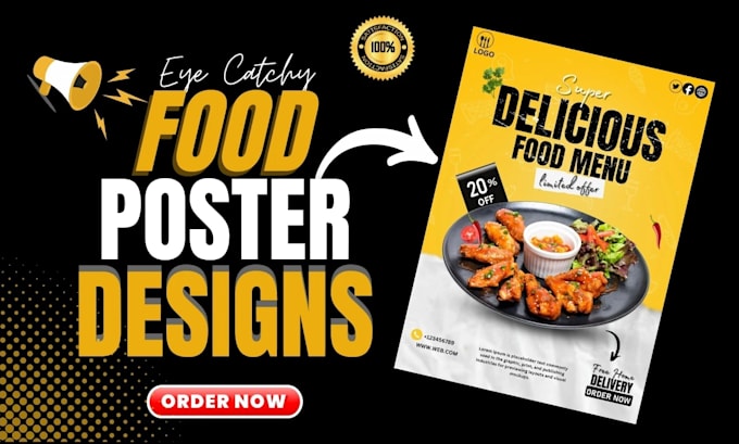 Eye catching food menu and restaurant animated flyer by Selmergutman ...