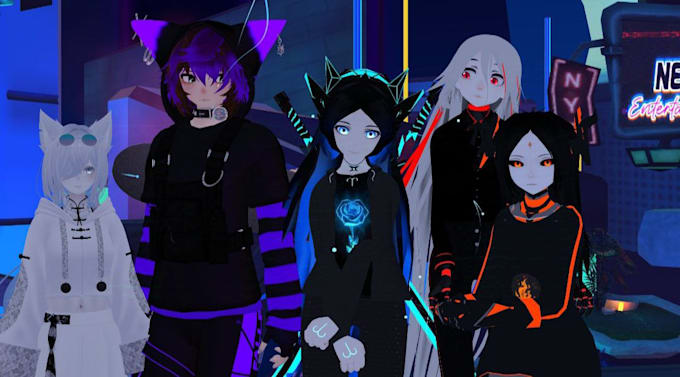 Edit, optimize, upload 3d vrchat avatar furry vrc avatar vr character ...