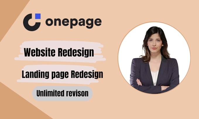 Design redesign website or landingpage with onepage dot io by ...