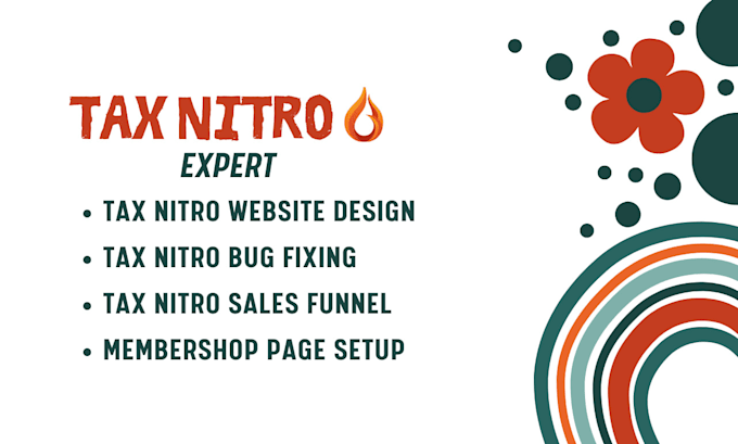 Tax nitro design, tax nitro set up, tax nitro sales funnel, tax nitro ...
