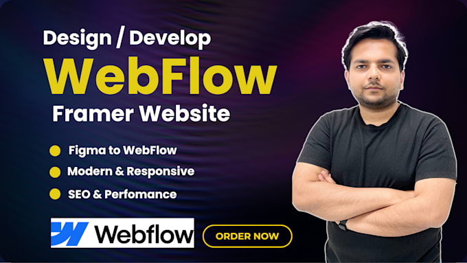 Develop webflow website design, redesign and convert figma to webflow by Muhammadbilalbu | Fiverr