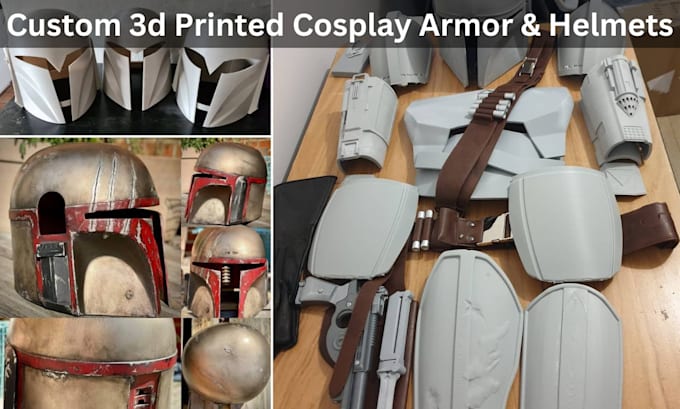 Design print and paint cosplay armor wearable helmet mask props stl 3d ...