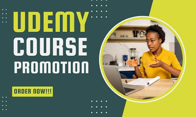 Udemy online course promotion udemy promotion course marketing udemy course by Mayorsx | Fiverr