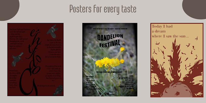 Do posters for you by Mary_sk | Fiverr