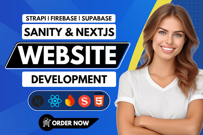 Develop Or Fix React Nextjs Websites And Web Apps With Sanity Firebase Supabase By Devdileesha