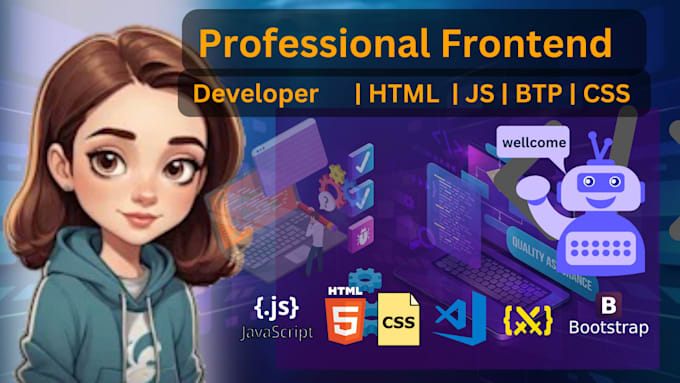 Build a fast and responsive website with html css bt js by Mahimzy | Fiverr