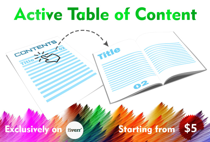 Create A Clickable Table Of Content For Your Current Ebook By Ebookformat Fiverr