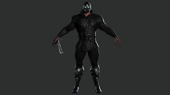 Game ready 3d character, ue5 rig, texture, 3d animation in maya, unreal ...