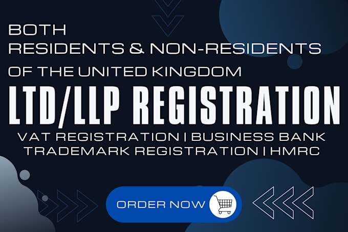 Register uk ltd or llp, hmrc vat registration, bank account by ...