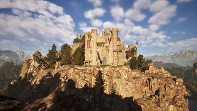 Do environment design 3d game environment realistic 3d environment game assets by Drealdaunt ...