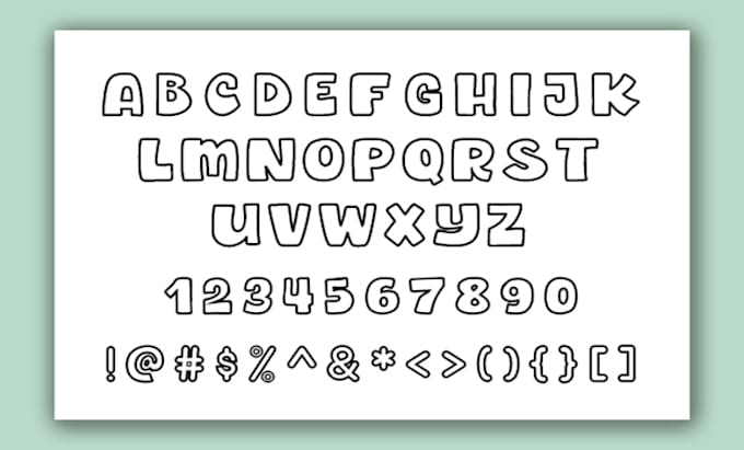 Make a custom font for your projects and otf, ttf files by Xforid | Fiverr