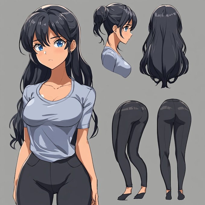 Do anime character sheet by Zotwerp | Fiverr
