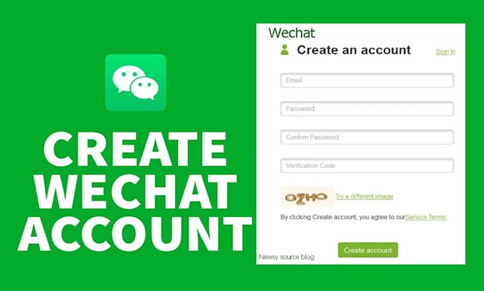 Create wechat account for your business by Fahim_9191 | Fiverr