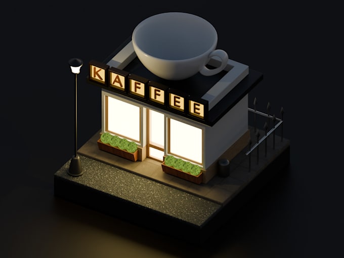 Create 3d objects or environments by Ryoyamada | Fiverr