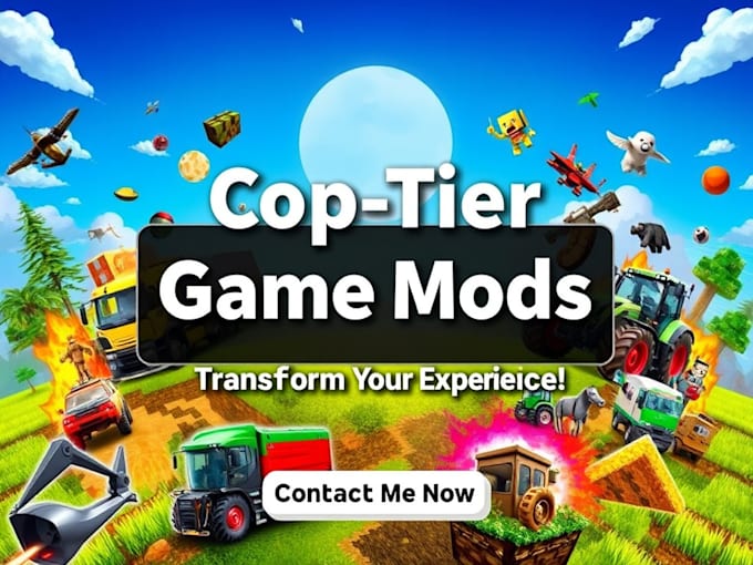 Make custom game mods for ets2, ats, fs22 and beamng drive dayz by Fikky_team | Fiverr