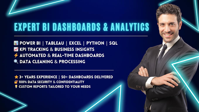 Analyze and visualize data professionally by Samar_shabi | Fiverr