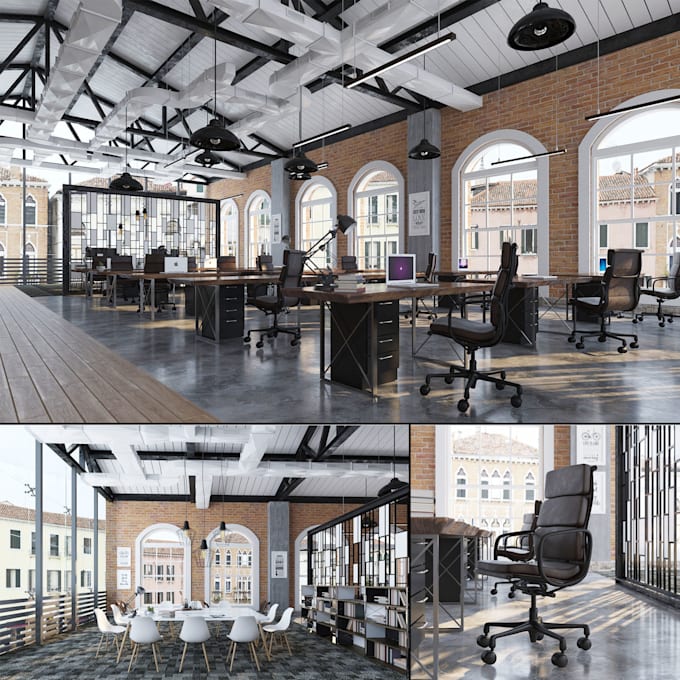 Revamp 3d interior office,school academy,gym,backyard,front yard ...