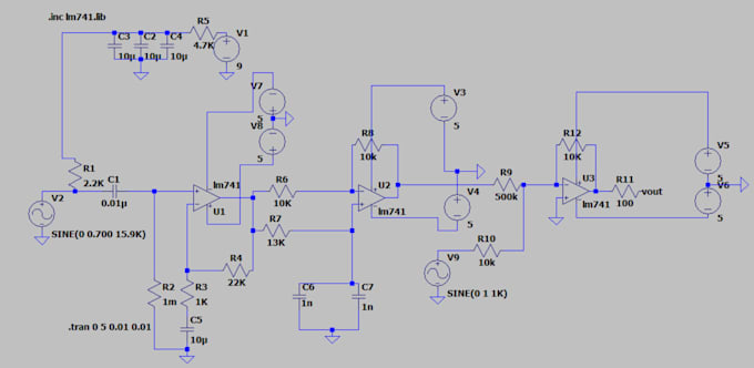 Help you in designing complex electronics circuits on ltspice, multisim ...