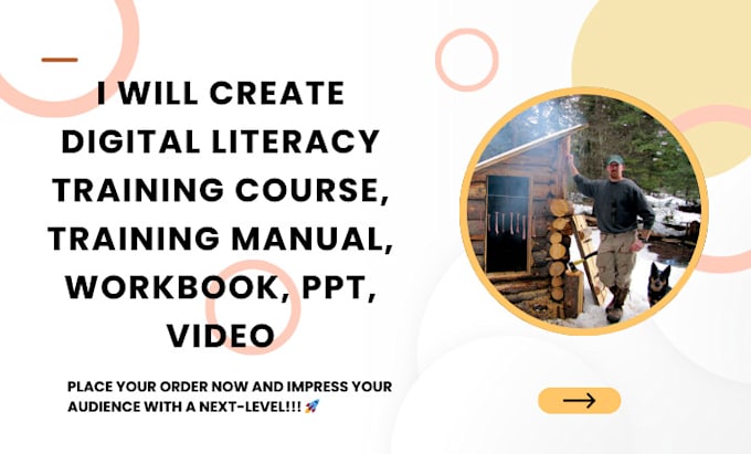 Create digital literacy training course, training manual, workbook, ppt, video by Solution586 ...
