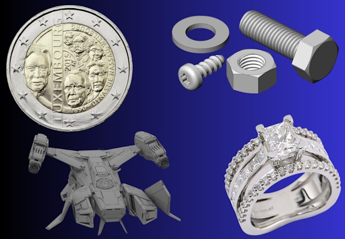 Sculpt custom 3d coin model bas relief cad model product design cnc 3d ...