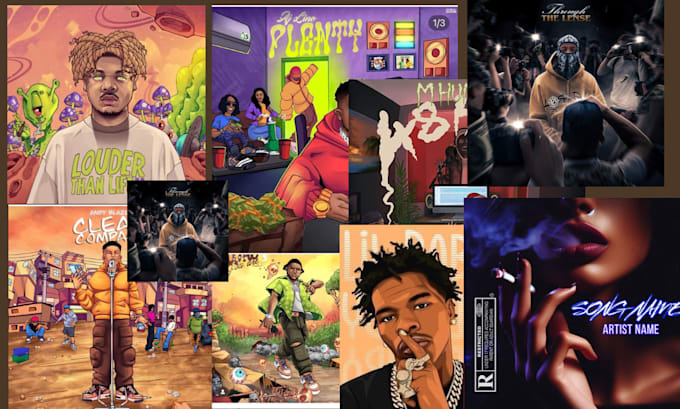 Design music cover art work album cover art work song cover art and ...