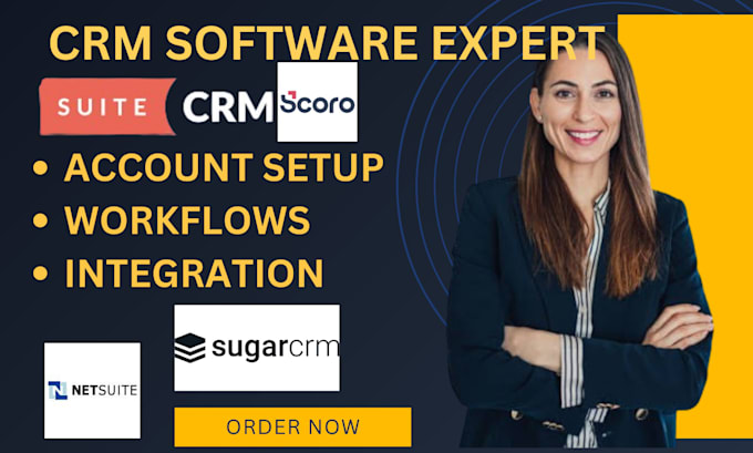 Setup and customize suitecrm and netsuite scoro crm modules sugarcrm ...